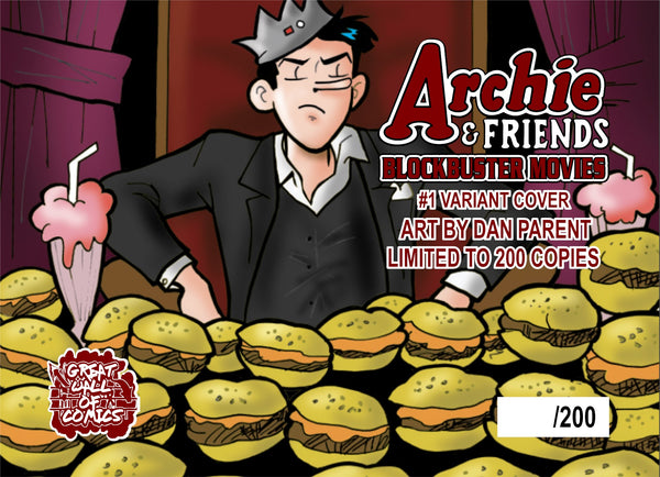 ARCHIE & FRIENDS HOT BLOCKBUSTER MOVIES #1 JUGFACE DAN PARENT VARIANT ...