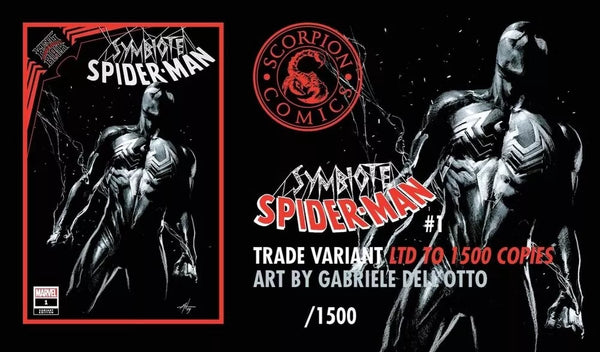 Symbiote Spider-Man #1 Dell'Otto Trade Variant Limited to 1500 King In ...