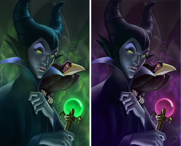 Disney Villains Maleficent No. 1 Ivan Talavera Variants LTD 400 Each ...